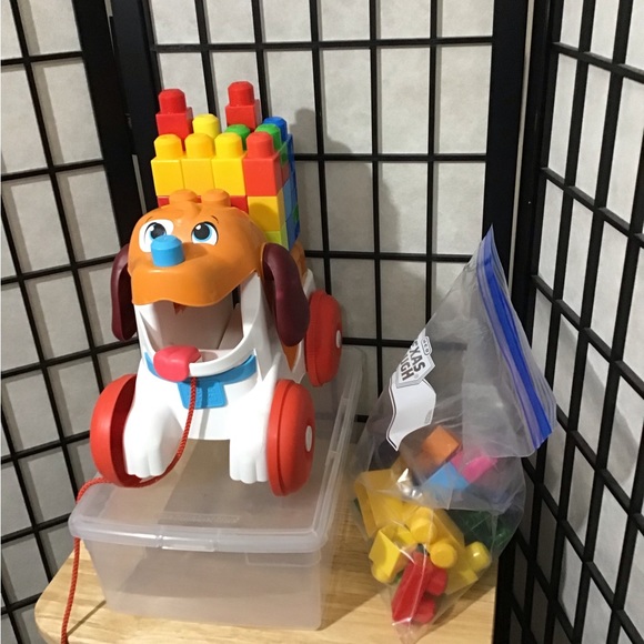 Mega Bloks | Toys | Mega Bloks First Builders Pullalong Puppy With Big ...